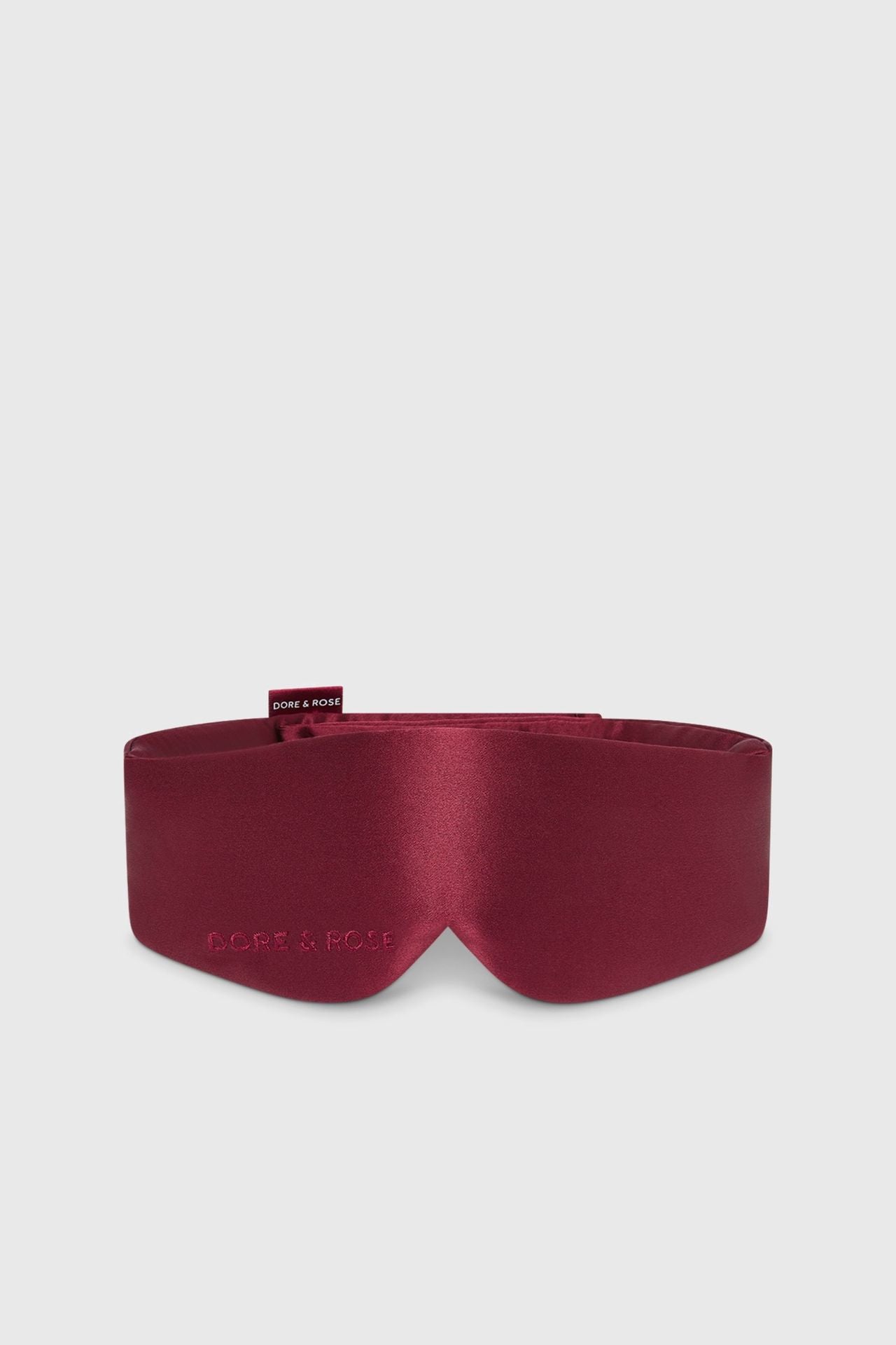 Dore & Rose - Bordo %100 Dut İpeği Aura Uyku Maskesi